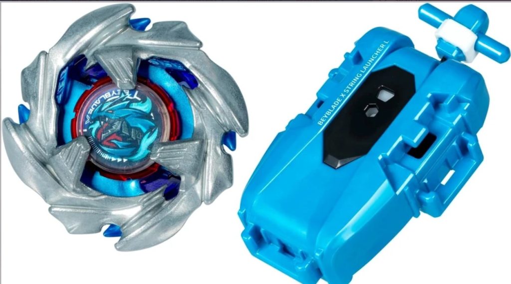 Beyblade X: Deluxe Left-Spin String Launcher Set Cobalt Dragoon 2-60C ...